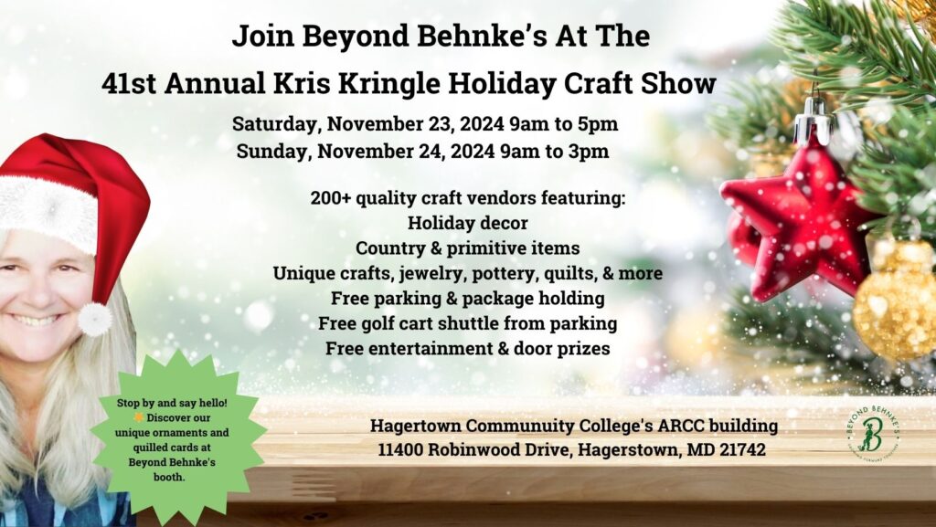 41st Annual Kris Kringle Holiday Craft Show at Hagerstown Community ...
